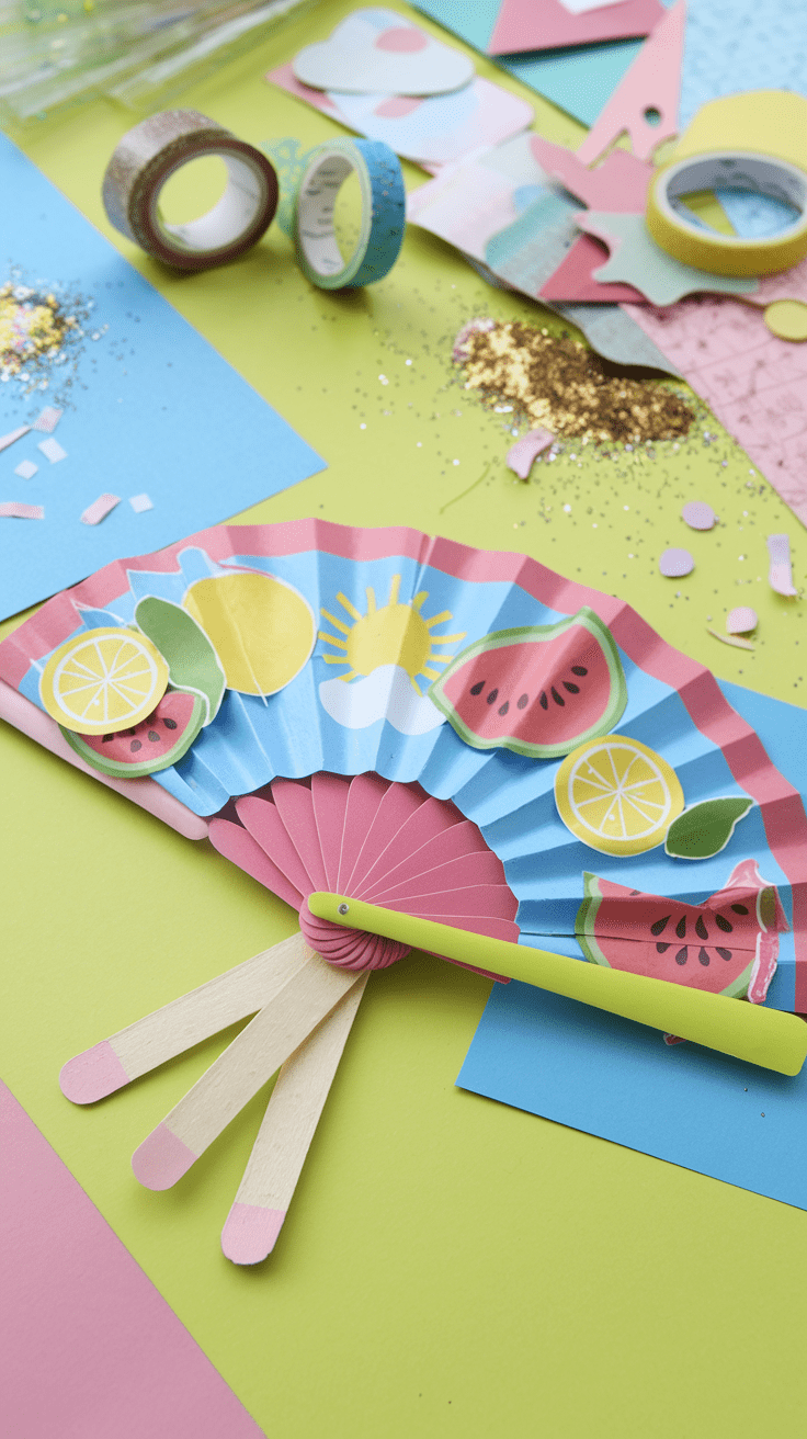 Elegantes Sommer Basteln Vorlagen Bilder