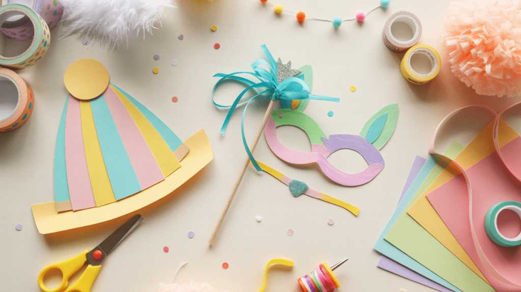 10 kunterbunte Ideen zum Fasching basteln mit Kindern - minidiyers.de
