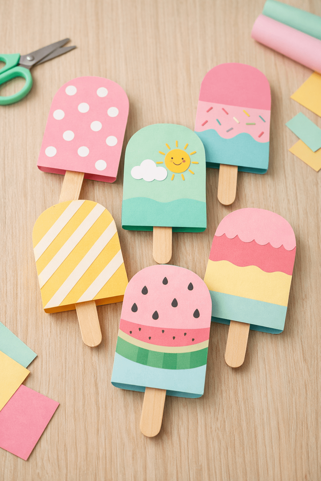 10 lustige Eis Bastelideen für Kinder für Sommer und Spielzeit ...